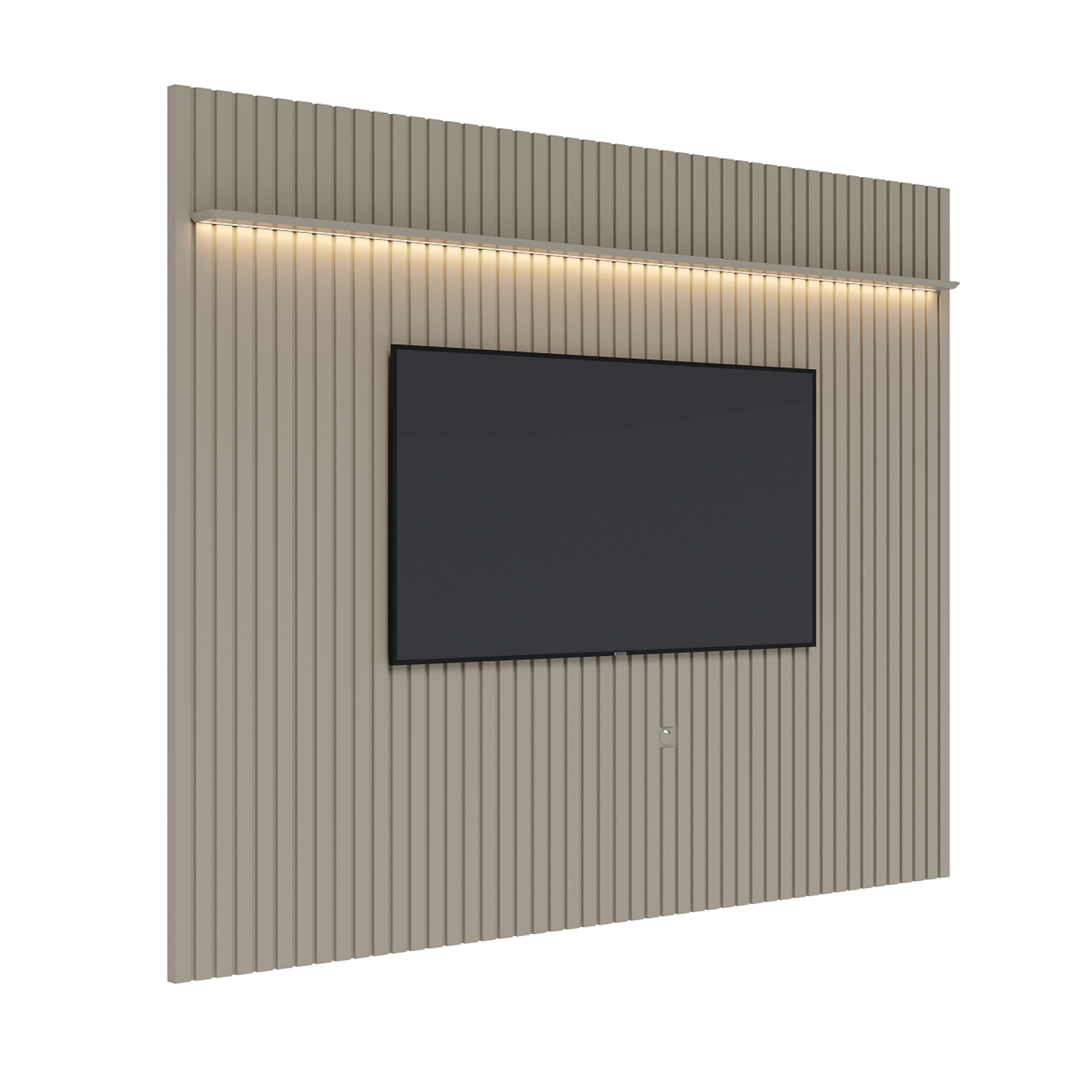 Painel Para TV Até 80 Polegadas Slim Ripado Com Led - Gianduia - Móveis ...
